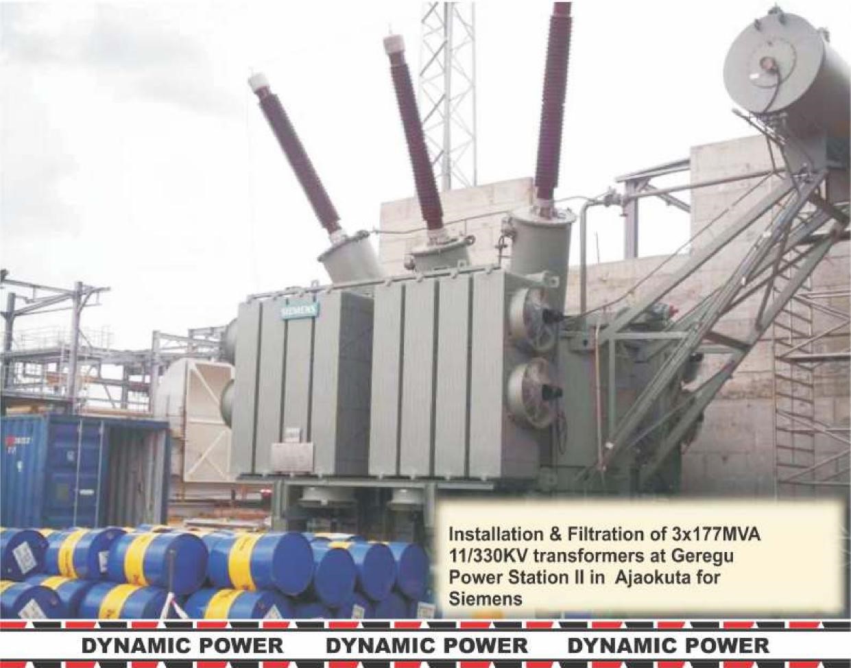 Generator transformer at Geregu Power Station II Ajaokuta for Siemens – Vision Commodities ...